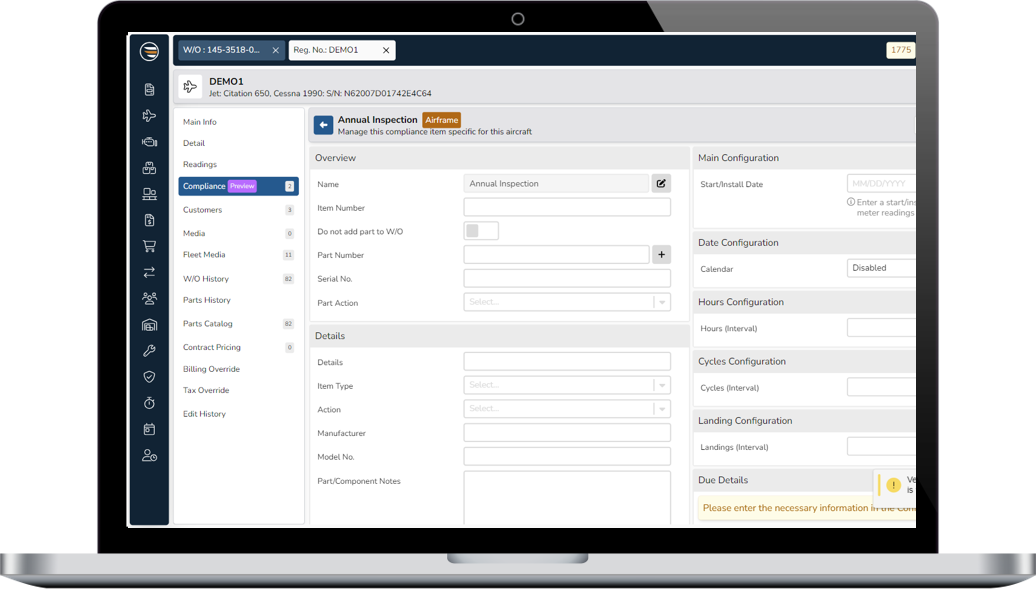 Aircraft Maintenance Software