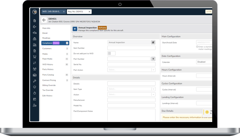 Aircraft Maintenance Software